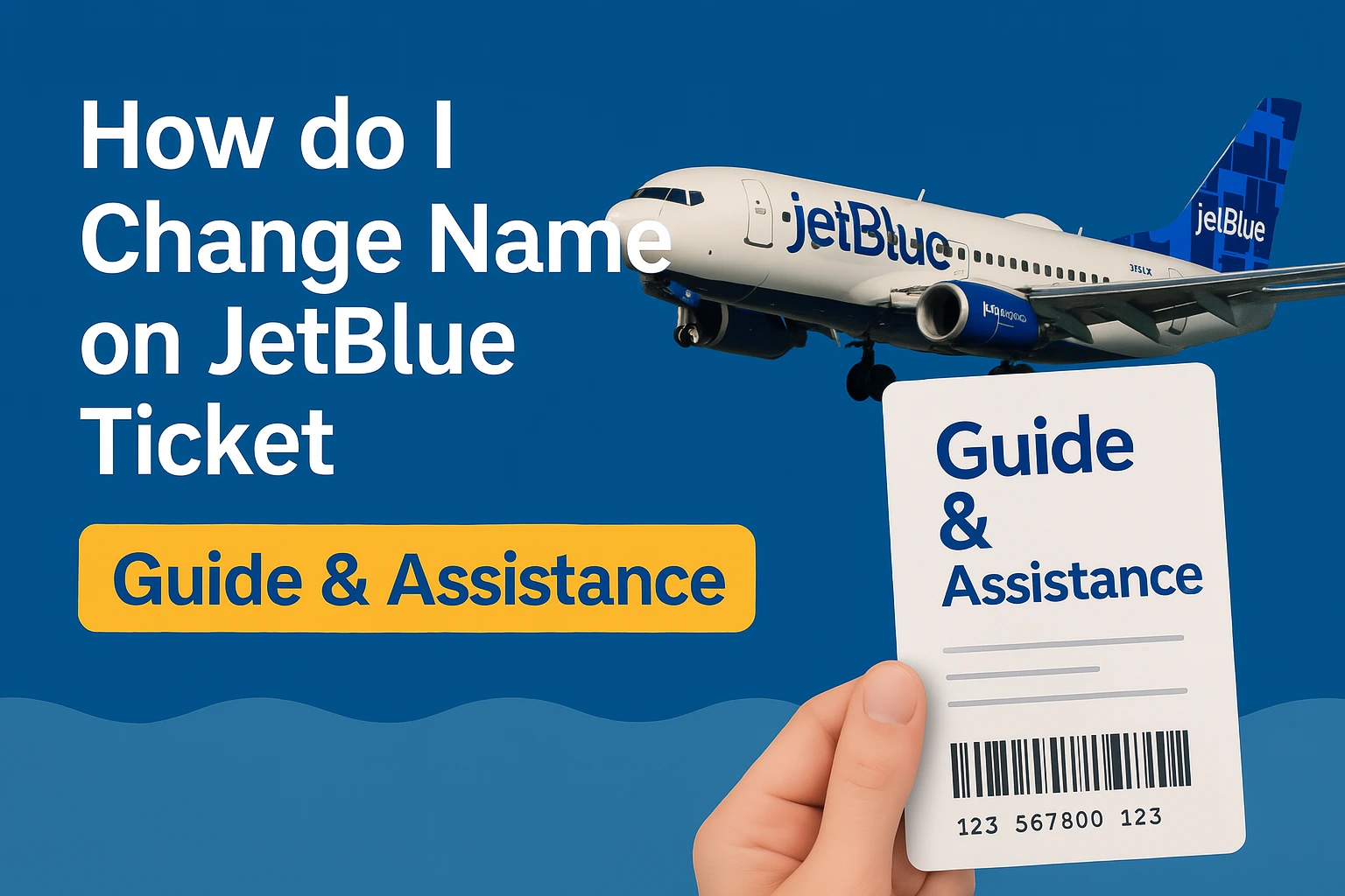 How to Change Name on JetBlue Ticket? - Flying Getaway