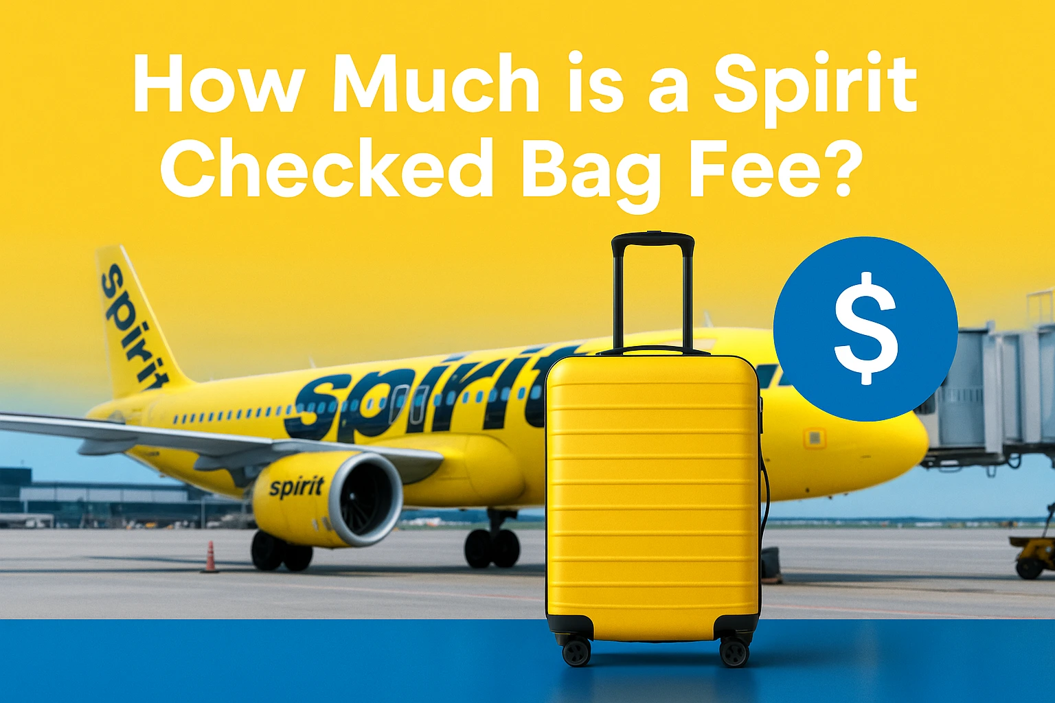 How Much is a Spirit Checked Bag Fee? - Flying Getaway