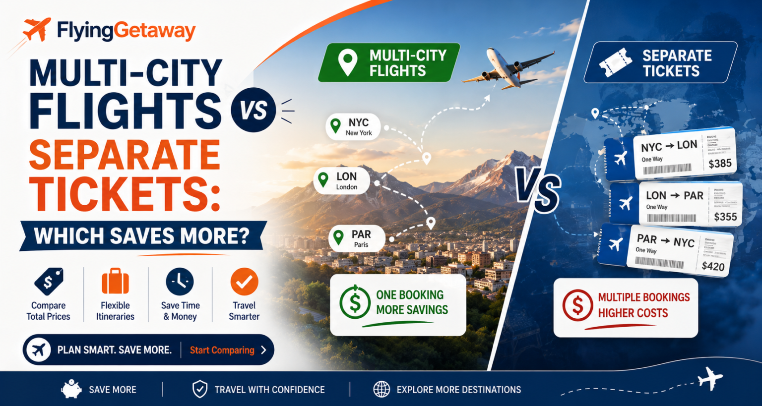 Multi-City Flights vs Separate Tickets: Which Is Cheaper in 2026 ...